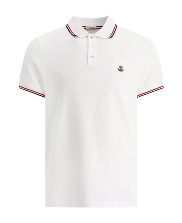 Moncler Lapel Short-sleeved Polo Shirt