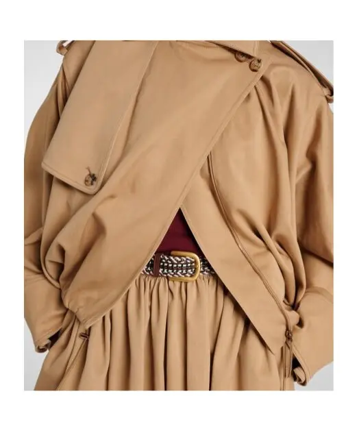 Gabriela Hearst Cotton Twill Trench Jacket