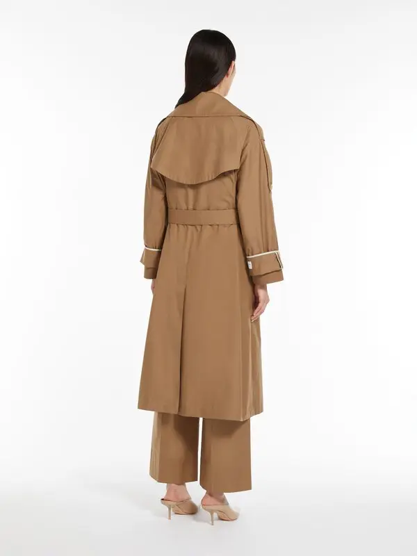 Max Mara Waterproof Twill Trench Coat