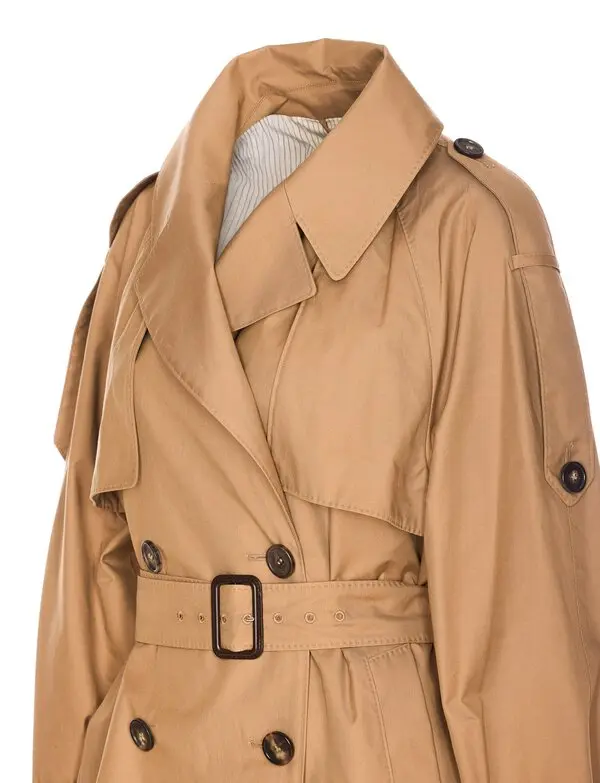 Max Mara Double-breasted Belted Trench Coat