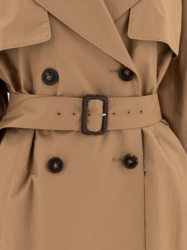 Max Mara Double-breasted Belted Trench Coat