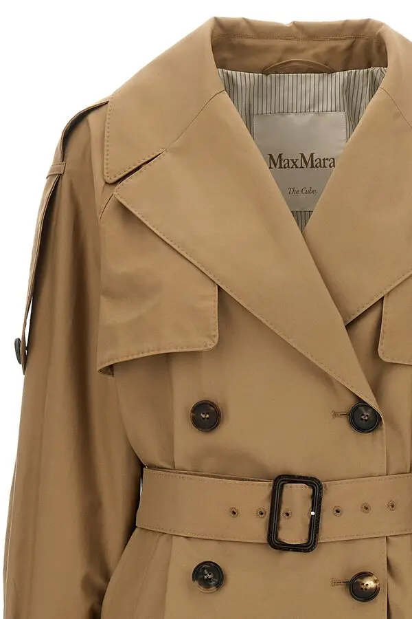 Max Mara Double-breasted Belted Trench Coat