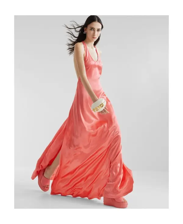 Fendi Halter Neck Sleeveless Dress
