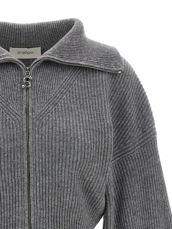 Sportmax Calipso Zip-up Cardigan
