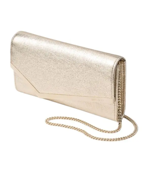 JIMMY CHOO Platinum Ice Brilliance Fabric Clutch Bag