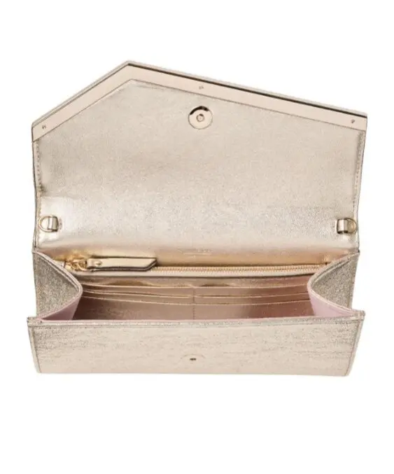 JIMMY CHOO Platinum Ice Brilliance Fabric Clutch Bag