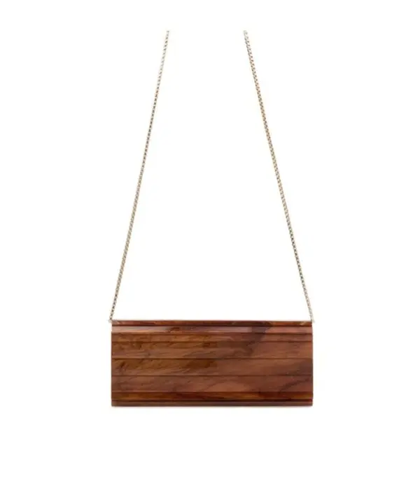 JIMMY CHOO Toffee Marble Effect Acrylic