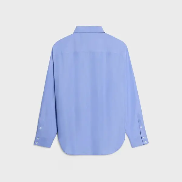 Celine Loose Shirt In Cotton Poplin