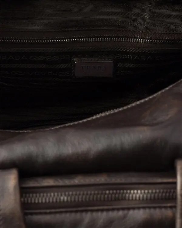 Prada Nappa Leather Duffel Bag