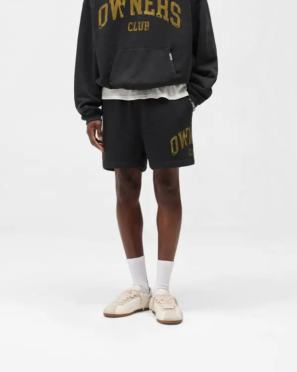 REPRESENT Logo-print Track Shorts