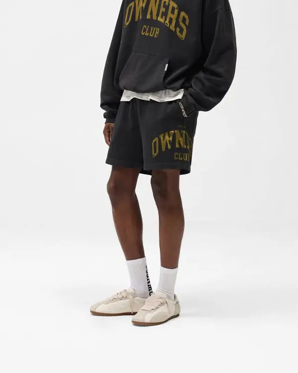 REPRESENT Logo-print Track Shorts