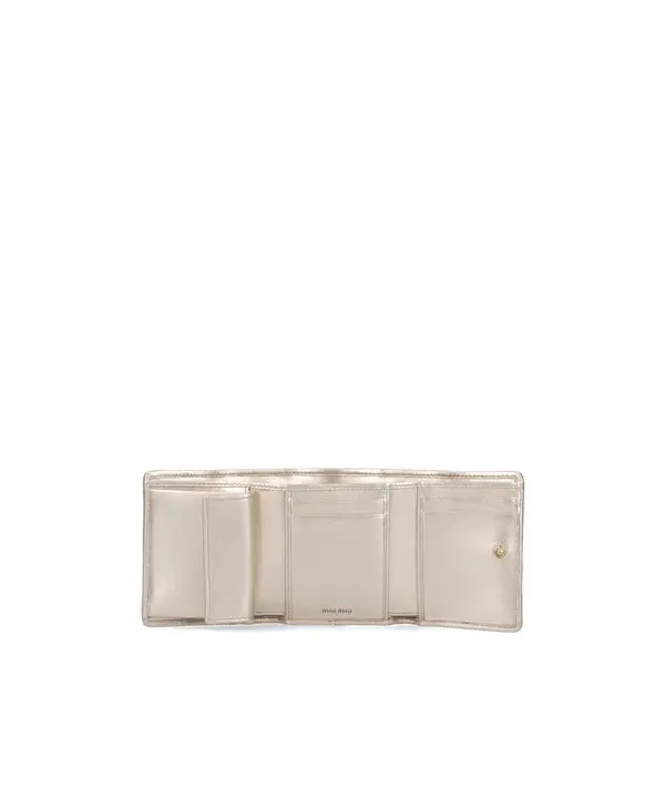 Miu Miu Matelassé Compact Wallet