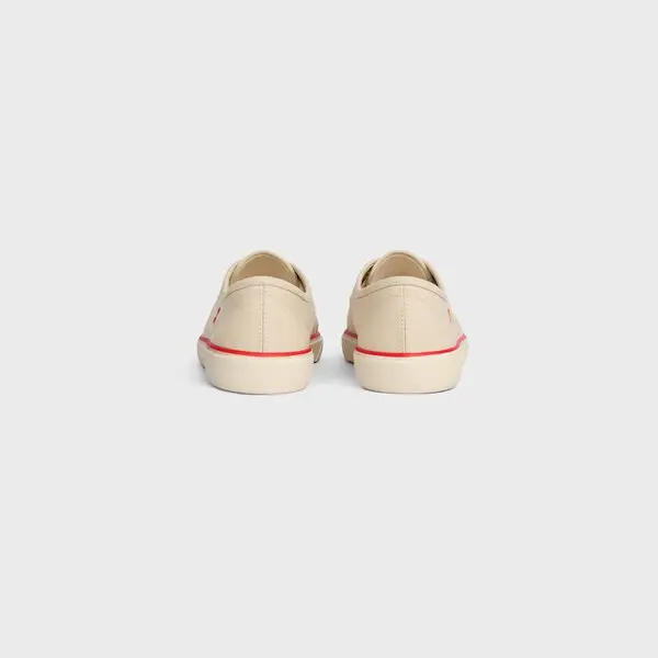 Celine Alan Sneaker In Canvas And Suede Calfskin