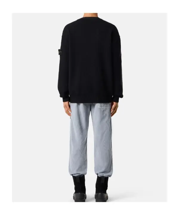 Stone Island Loose-fit V-neck Cardigan With Pockets
