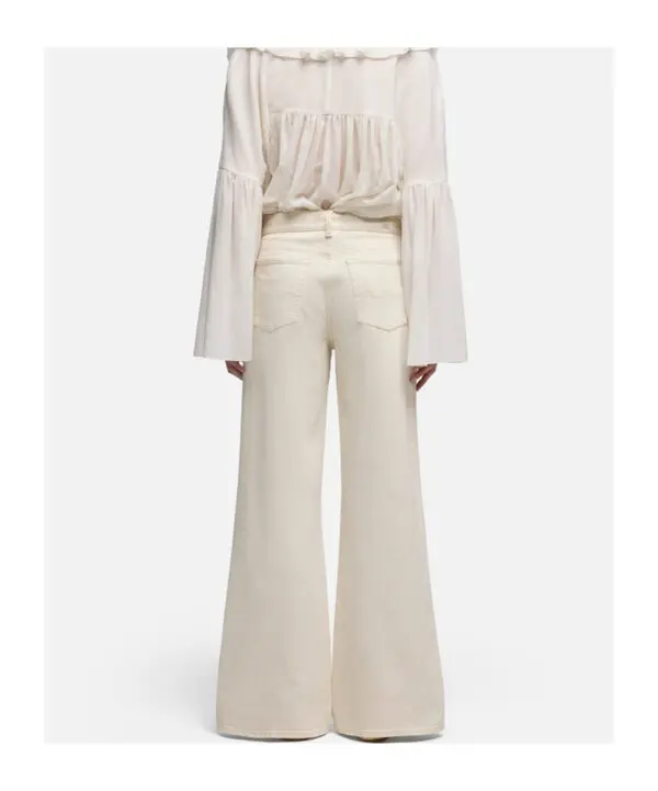 7 For All Mankind High-waisted Wide-leg Jeans - No