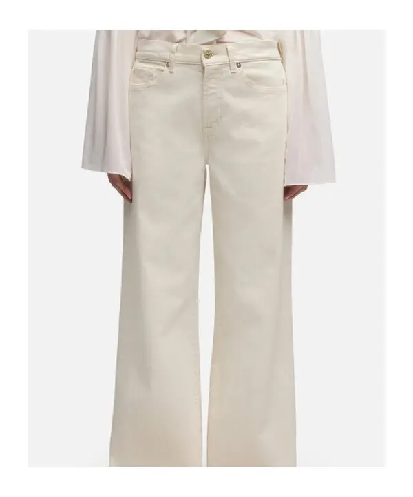 7 For All Mankind High-waisted Wide-leg Jeans - No
