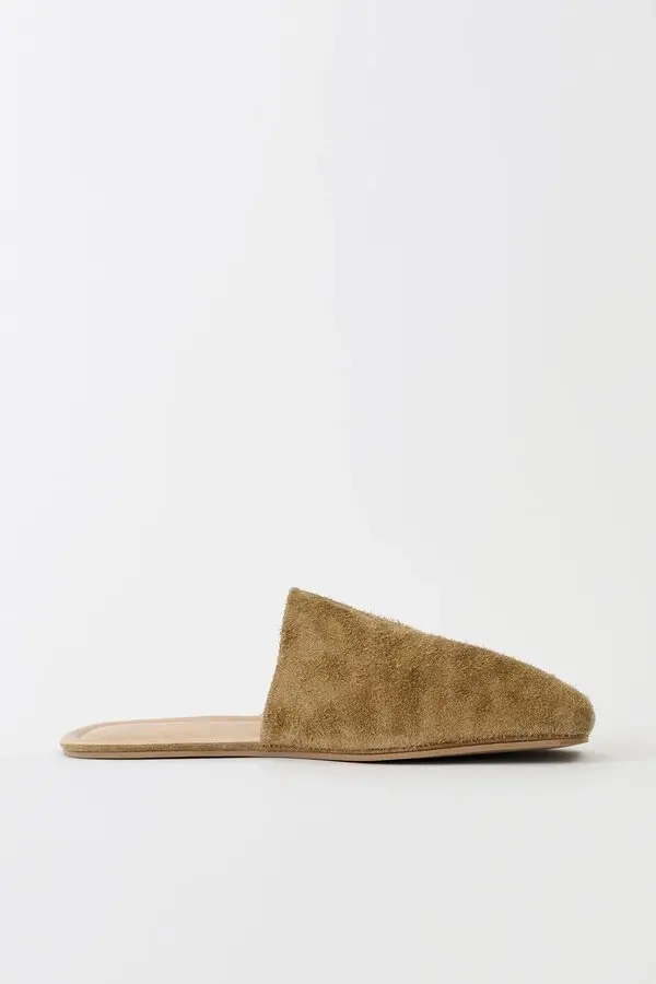 Our Legacy Cigarr Suede Slipper - Cedar