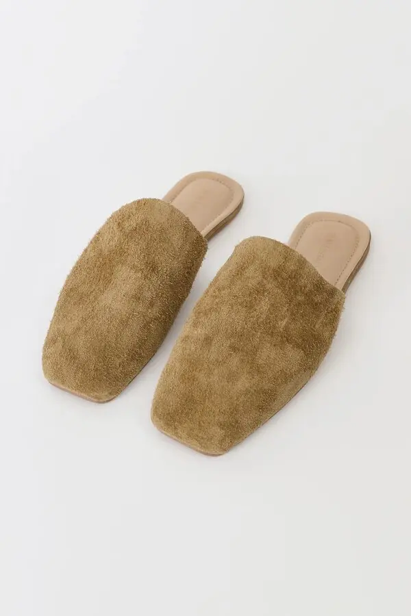 Our Legacy Cigarr Suede Slipper - Cedar