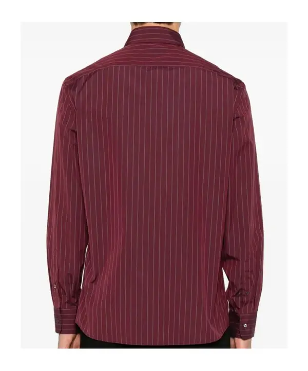 Brunello Cucinelli Pinstripe-pattern Long-sleeve Shirt