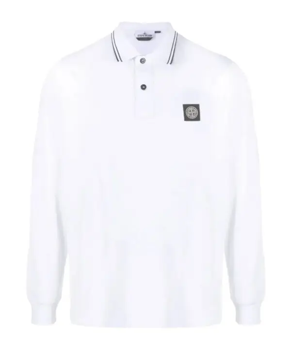 Stone Island Long-sleeved Polo Shirt