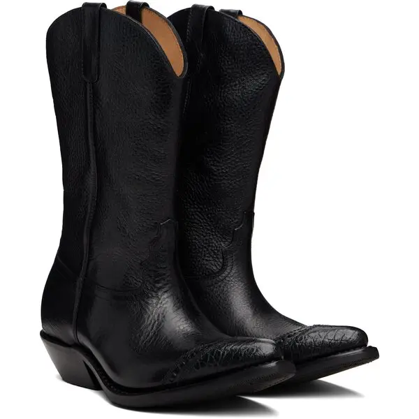 Our Legacy Consultant Pointed-toe Leather Boots