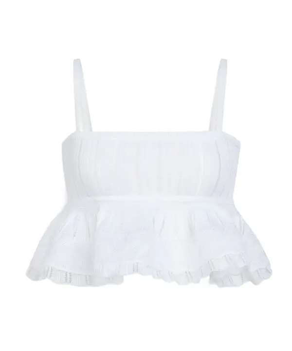 Alaïa Shiny Crinoline Top