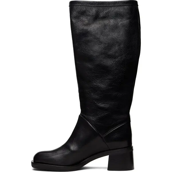 Our Legacy Knee-high Buckled Leather Boots