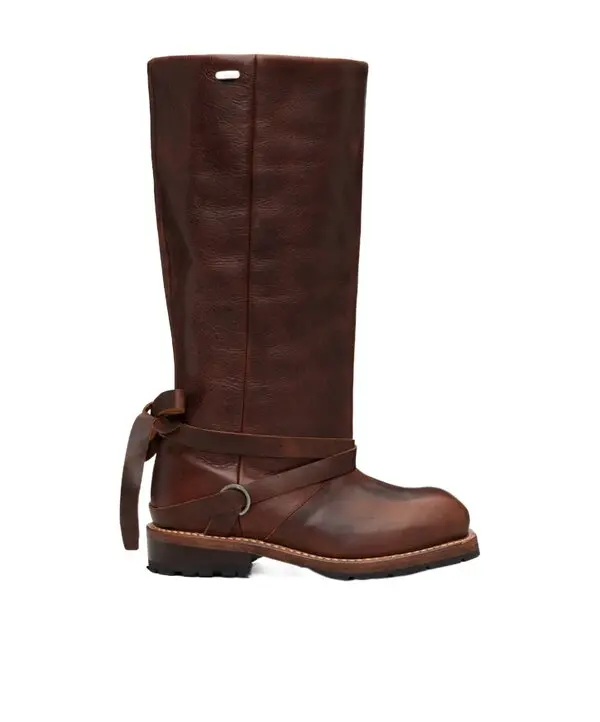 Our Legacy Square-toe Leather Boots