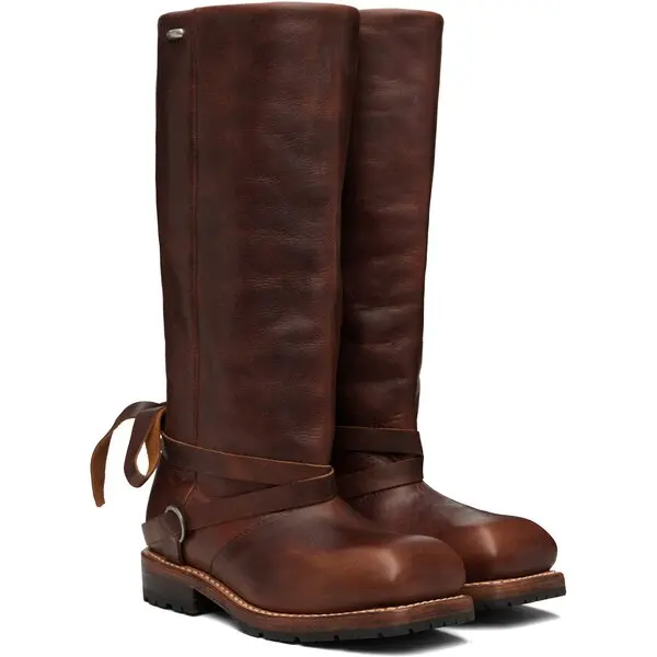 Our Legacy Square-toe Leather Boots