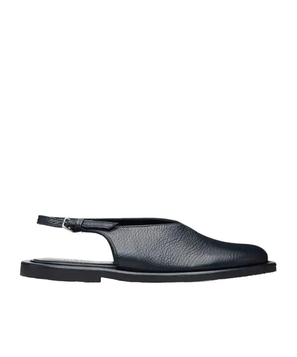 Studio Nicholson Paley Slingback Flat Shoes - Deep Navy Blue