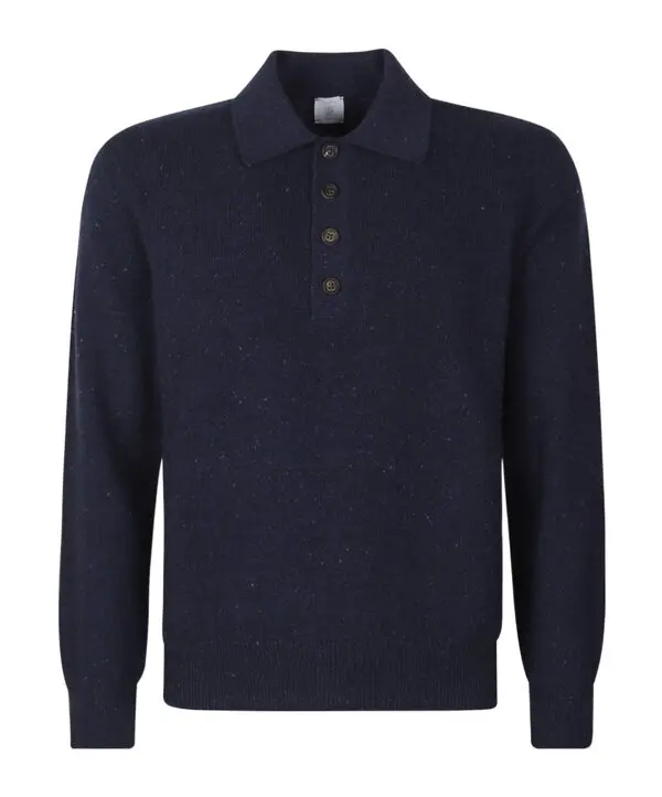 Eleventy Long-sleeved Polo Shirt