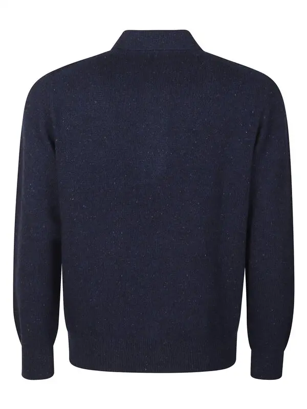 Eleventy Long-sleeved Polo Shirt