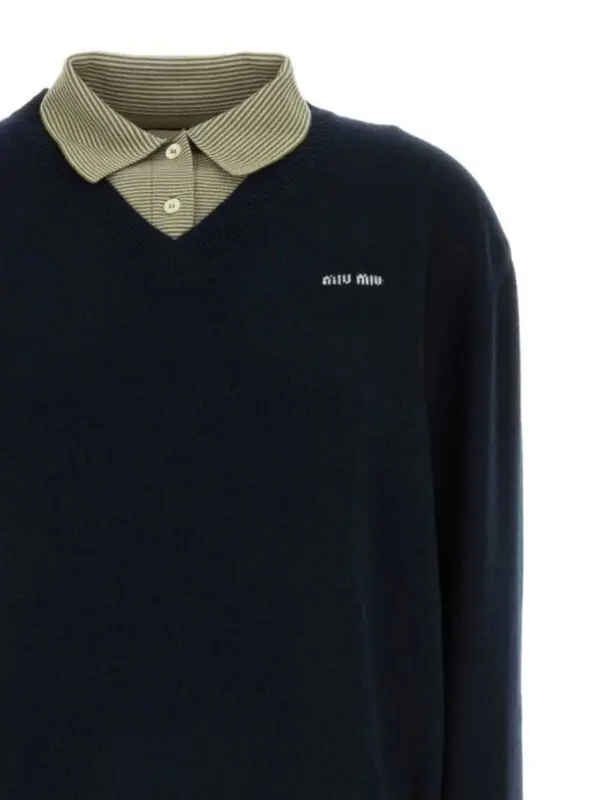 Miu Miu Wool And Cashmere Sweater