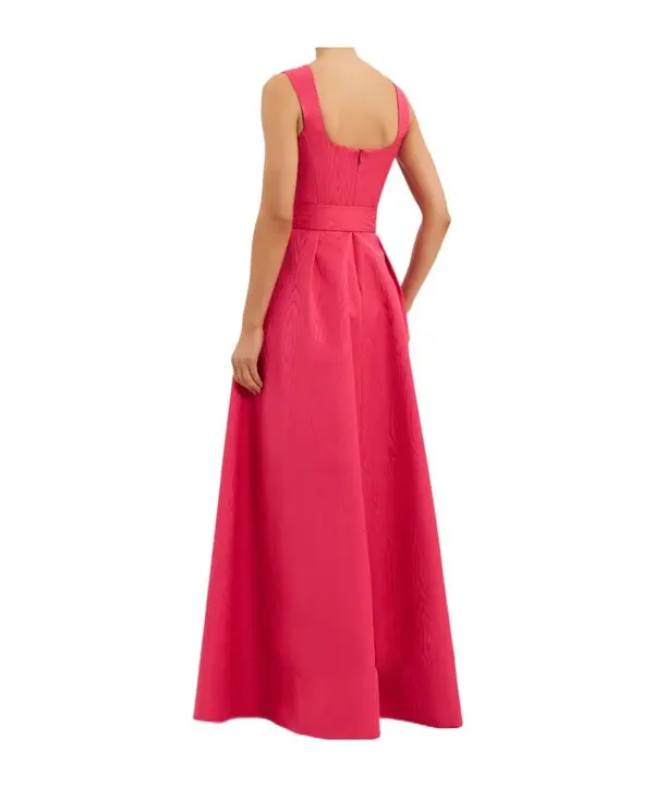 Rebecca Vallance Rosalia Belted Maxi Dress - Magenta