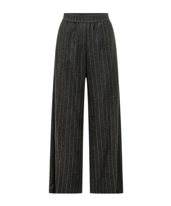 Brunello Cucinelli Striped Wide Leg Trousers