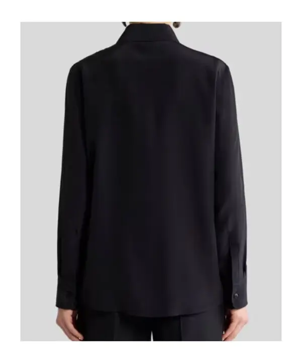 Etro Silk Shirt With Placed Front Print