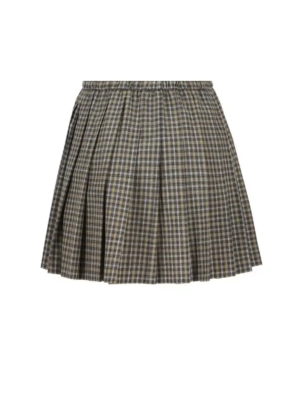 Miu Miu Drawstring Midi Skirt