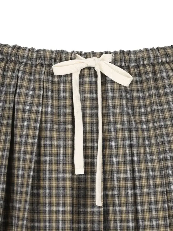 Miu Miu Drawstring Midi Skirt
