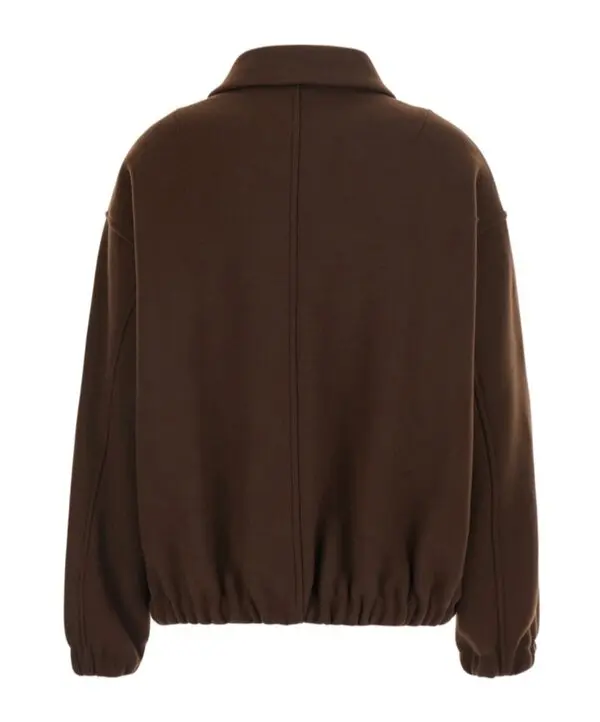 JUCCA High Collar Zip-up Bomber Jacket