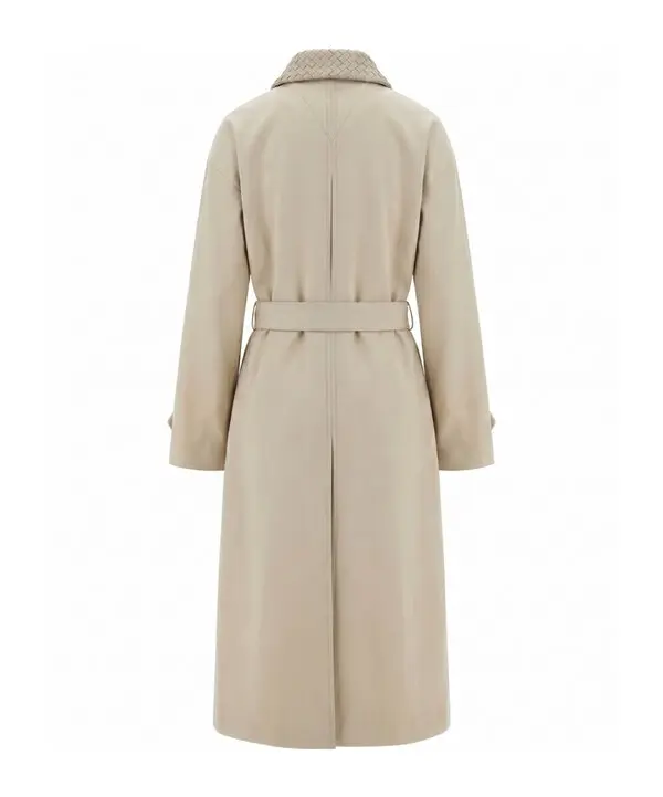 Bottega Veneta Belted Waist Trench Coat - Nude