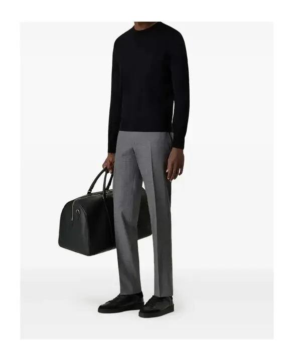 Canali Crew-neck Wool Sweater