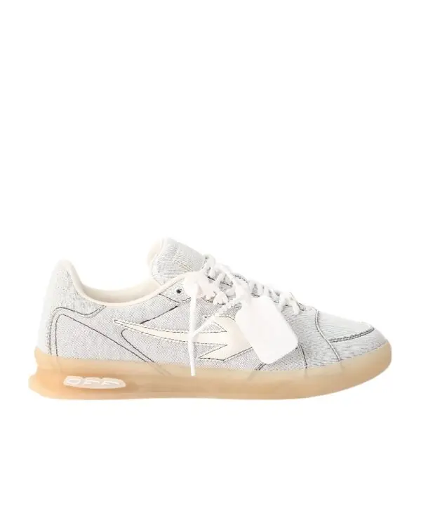 Off-White End Of Play Denim Sneakers - White