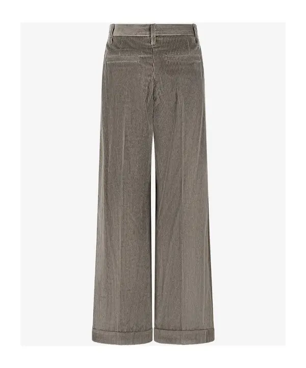 Brunello Cucinelli Wide Leg Corduroy Pants - No