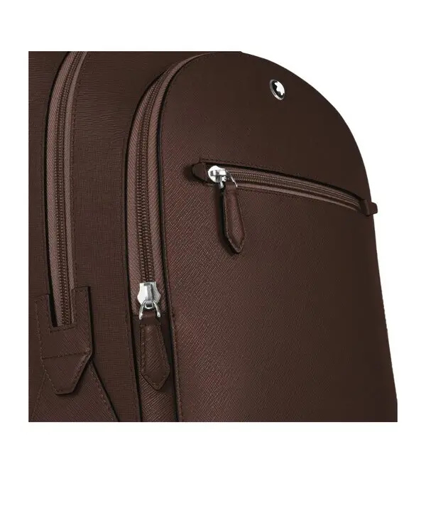 Montblanc Sartorial Leather Medium Backpack With 3 Compartments