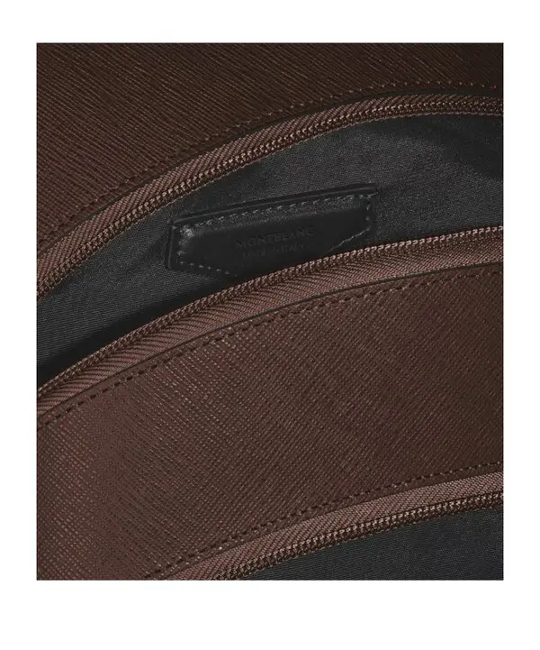 Montblanc Sartorial Leather Medium Backpack With 3 Compartments