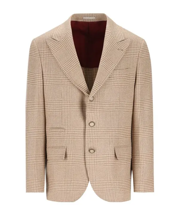 Brunello Cucinelli Lapel Long-sleeved Suit Jacket