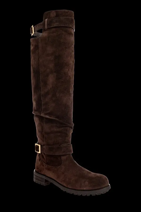 JIMMY CHOO Round-toe Boots