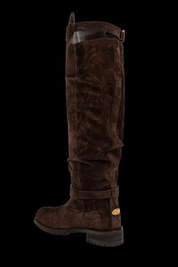 JIMMY CHOO Round-toe Boots