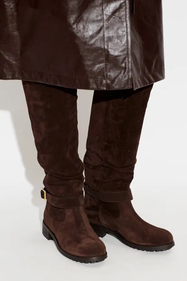 JIMMY CHOO Round-toe Boots