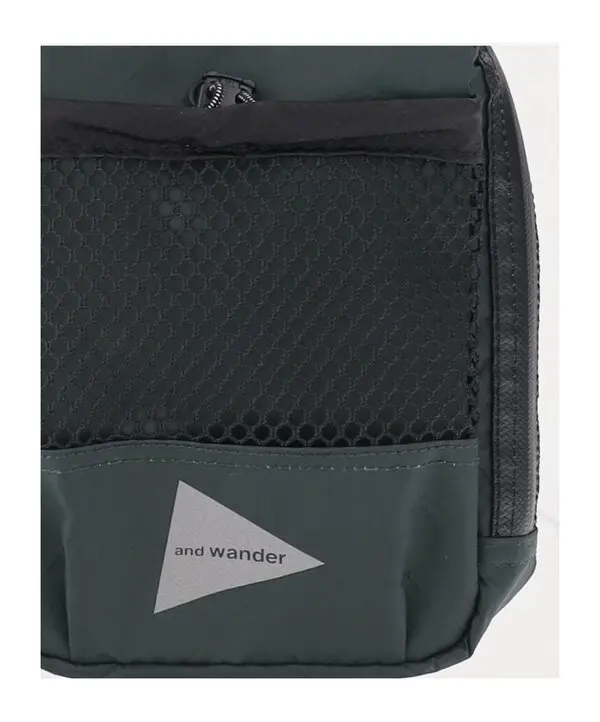 AND WANDER Mesh Pocket Shoulder Bag